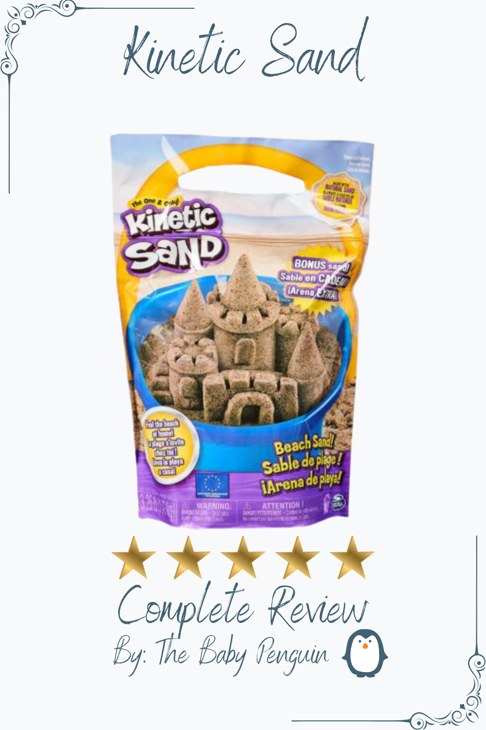 Kinetic Sand | The Original Moldable Play Sand | Complete Review